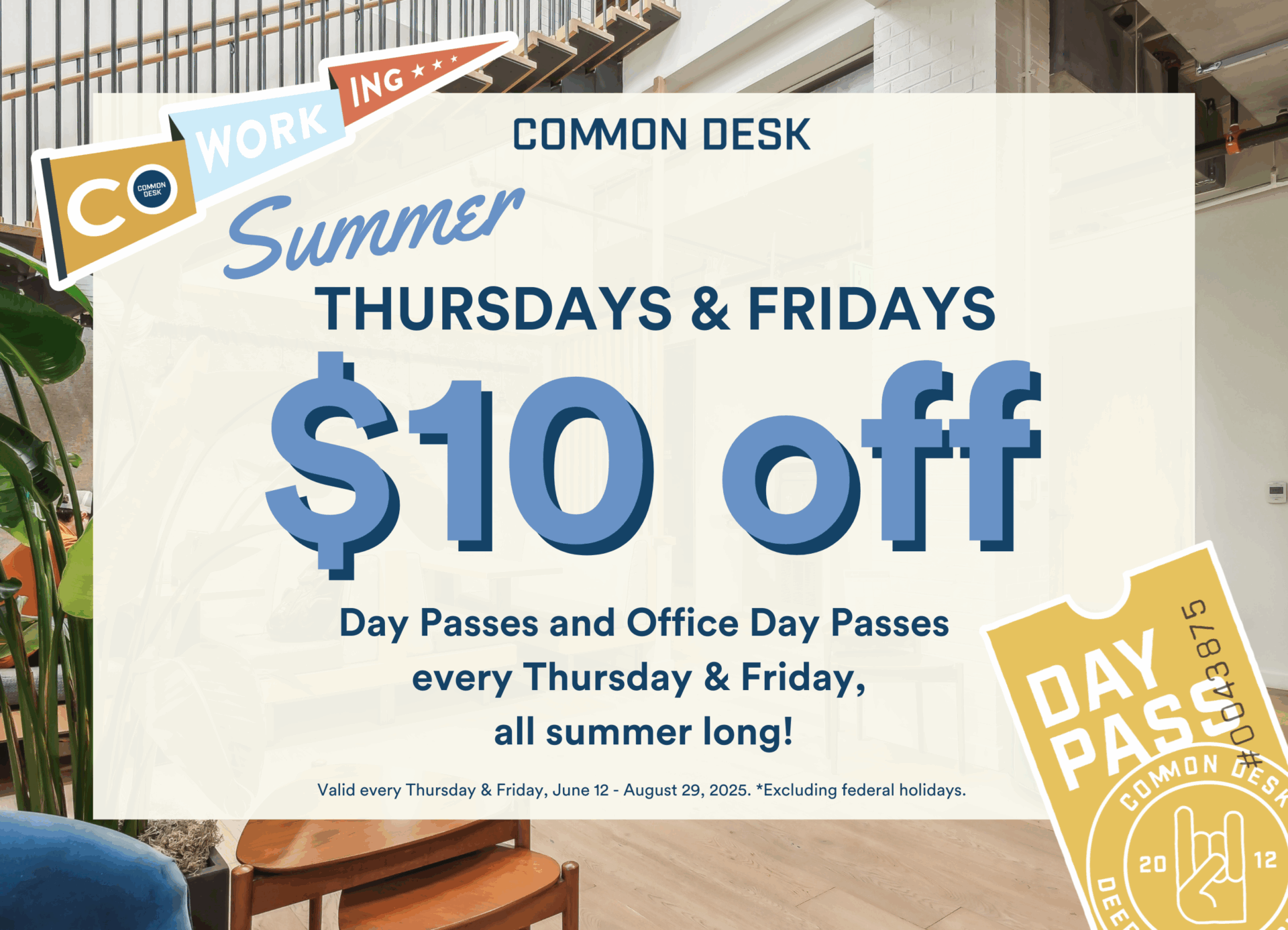 Common Desk: Coworking and office space in TX, NC, and UT.